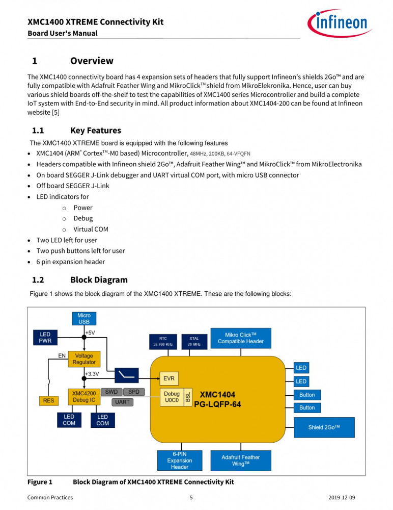 XMC1400 XTREME manual page 5