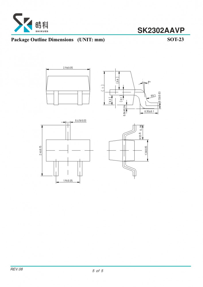 SK2302AAVP datasheet page 5