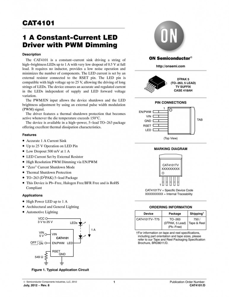 CAT4101 document page 1