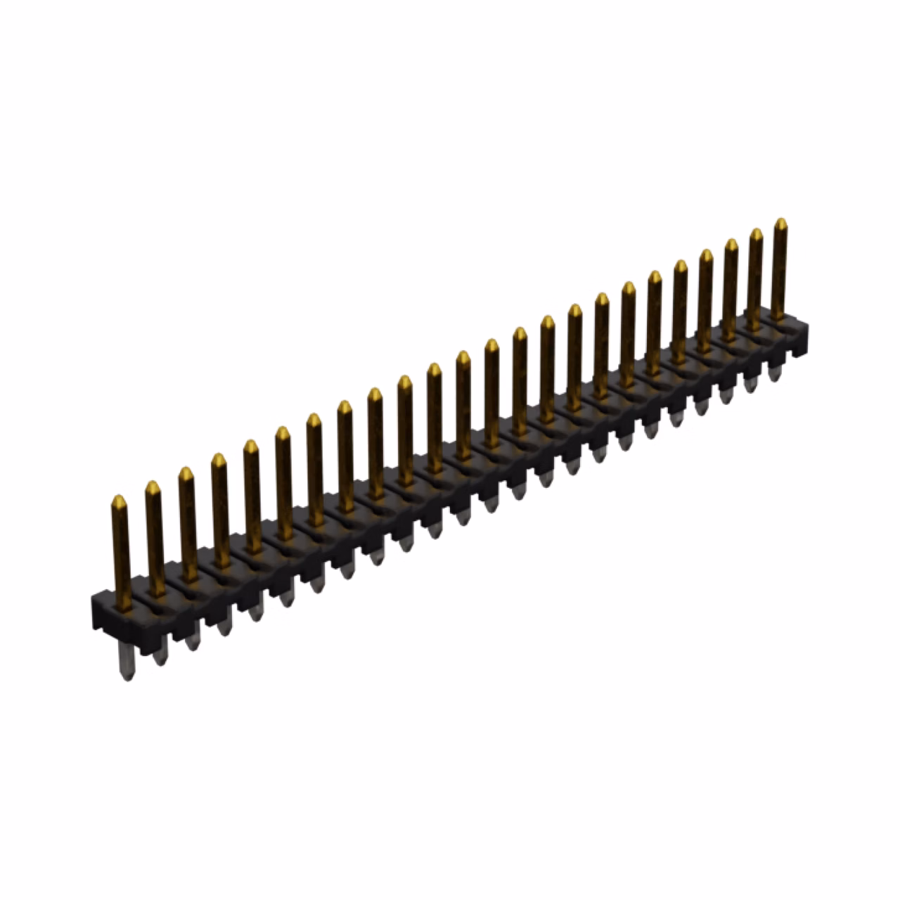 KK 396 Breakaway Header, Vertical, 24 Circuits, 0.38µm Gold (Au) Selective Plating for sale