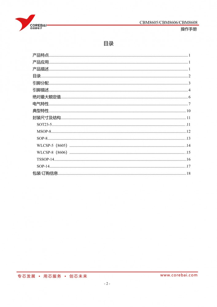 CBM8608 datasheet page 2