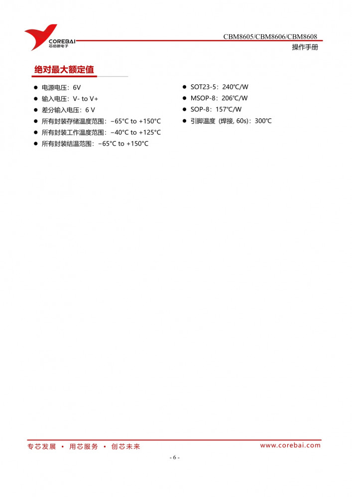 CBM8608 datasheet page 6