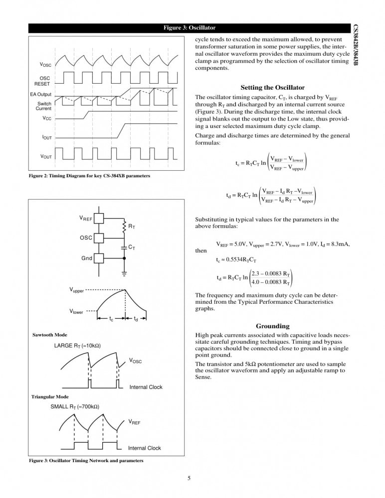 CS3843BGN8 datasheet page 5
