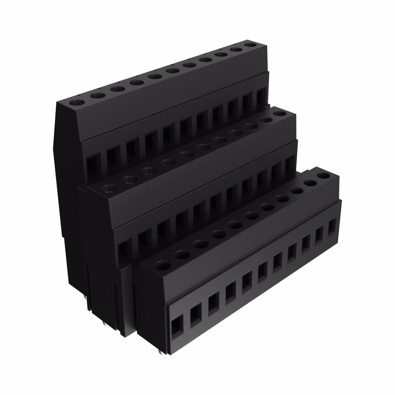 5.08mm Pitch Beau Eurostyle High Profile, Three Level Terminal Block, Modular, 33 Circuits for sale