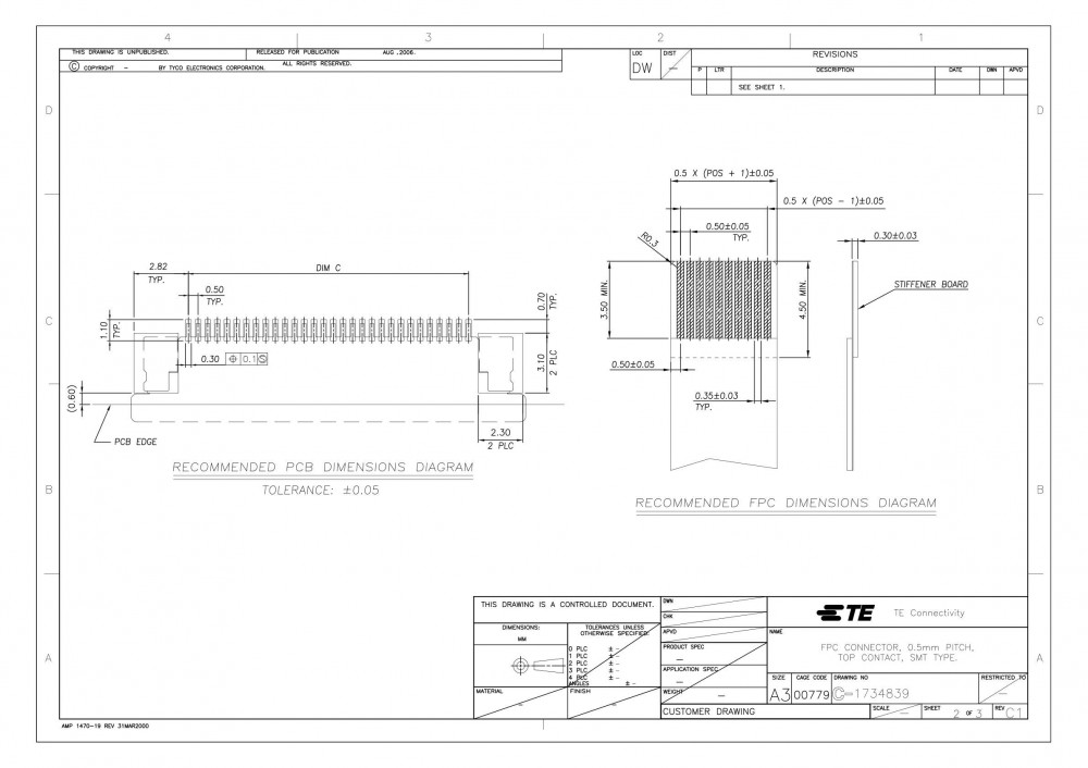 TE Connectivity 2-1734839-0 drawing page 2