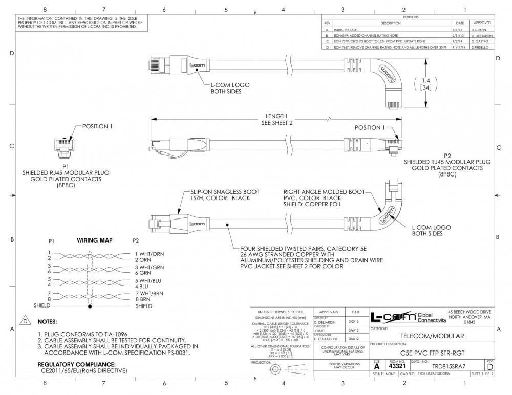TRD815SRA7BL-2 product document page 1