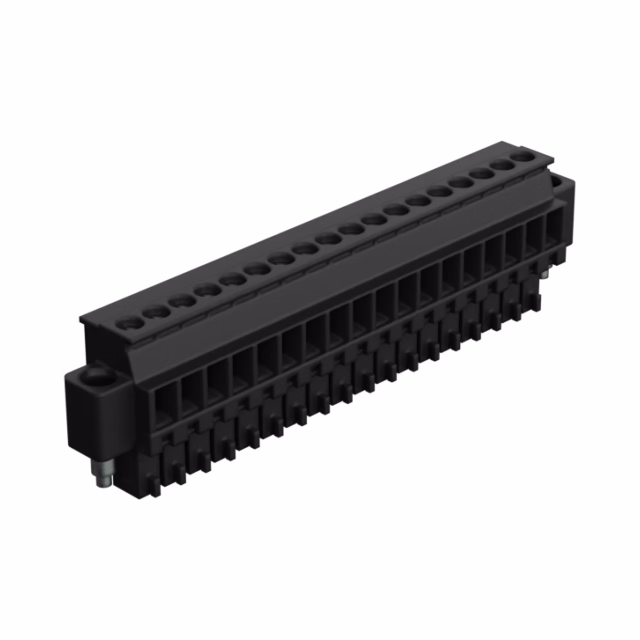 3.50mm Pitch Eurostyle Vertical Plug, with Retention Screws, Front Wire Entry, 18 Circuits for sale
