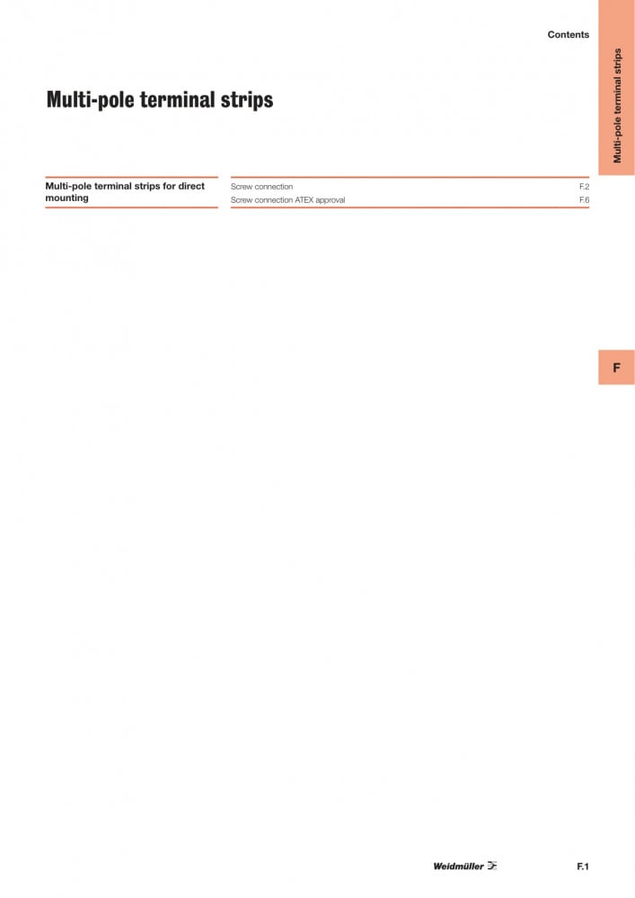 WEIDMULLER product document page 1