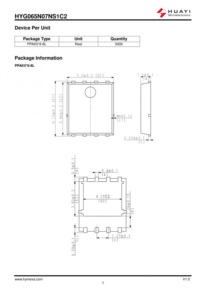 HYG065N07NS1C2 datasheet page 7