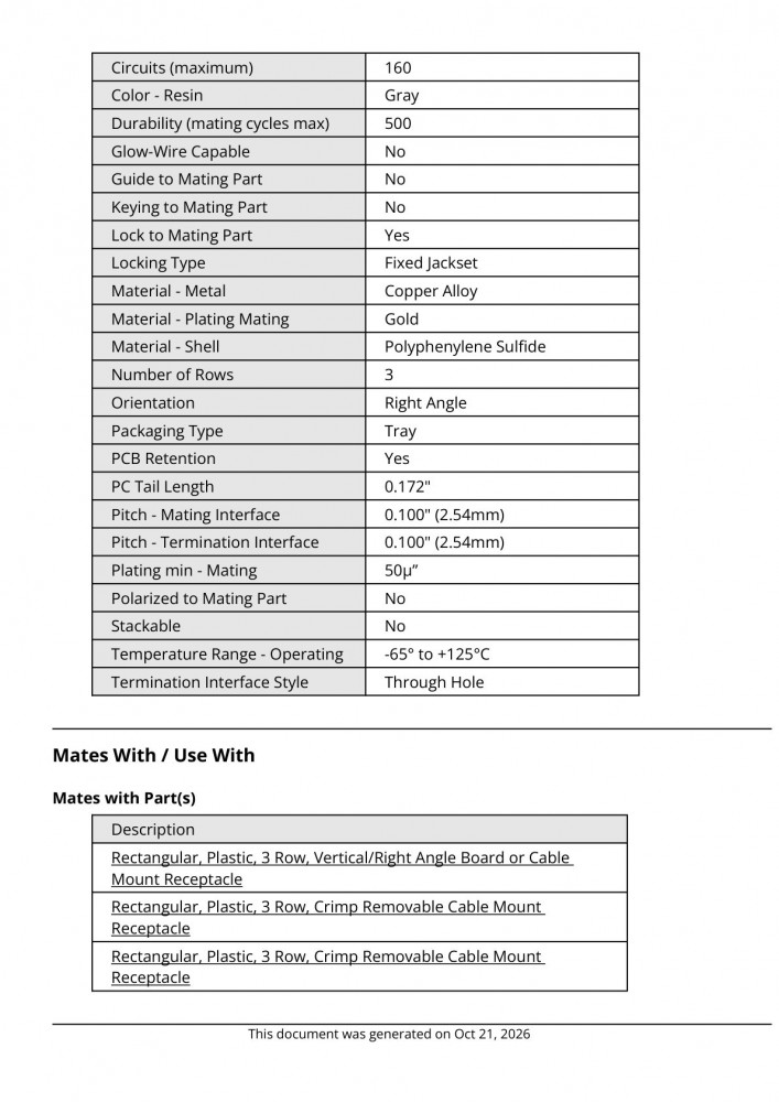 WG160PR11J technical document image, page 2