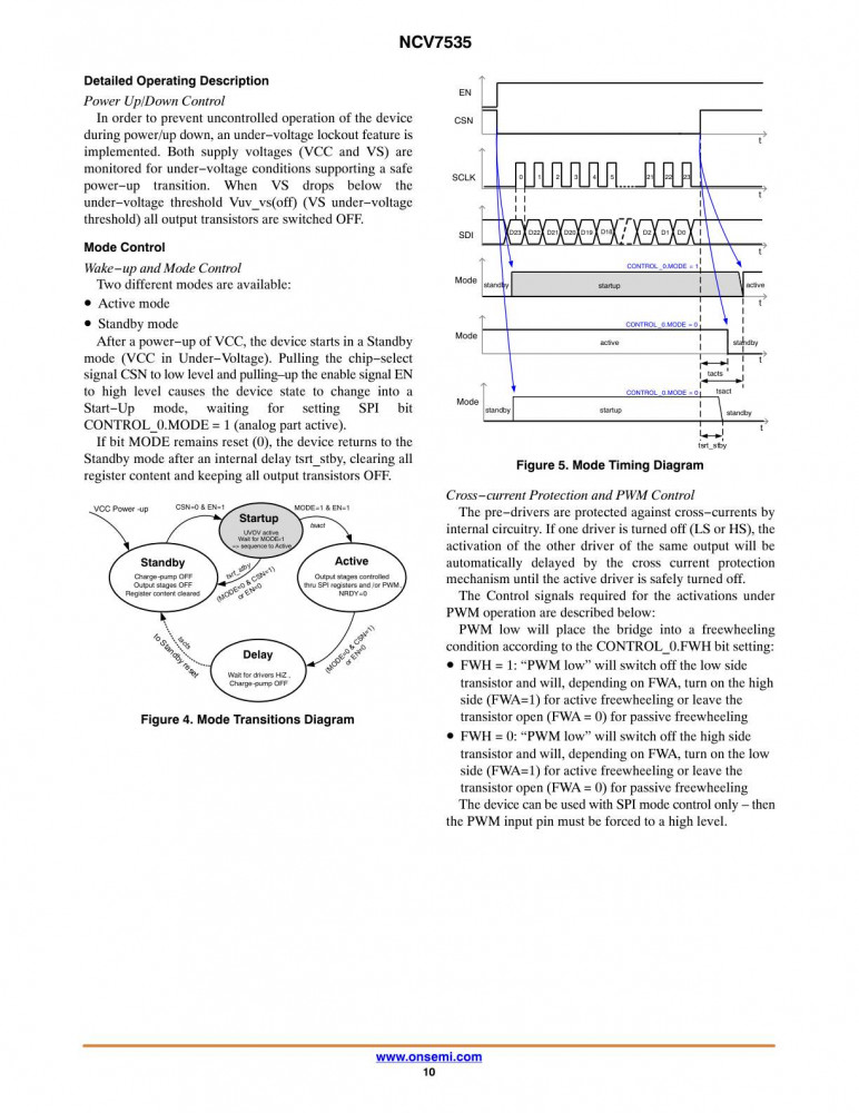 NCV7535 technical document page 10