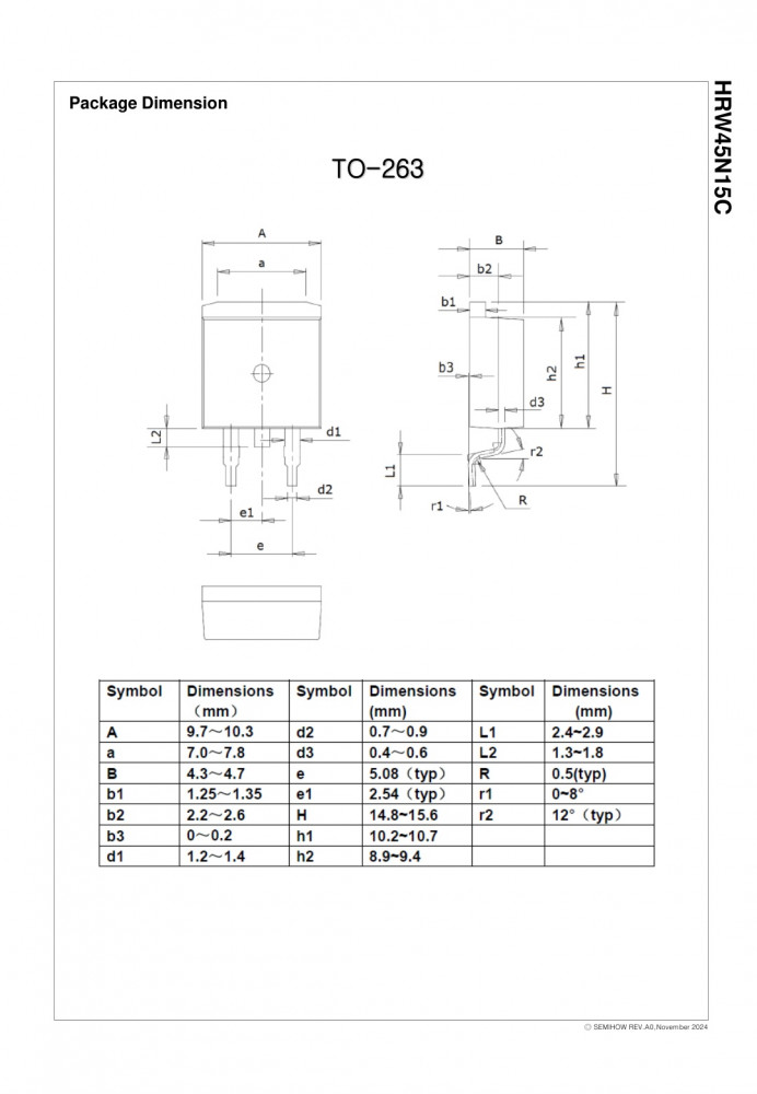 HRW45N15C datasheet page 7
