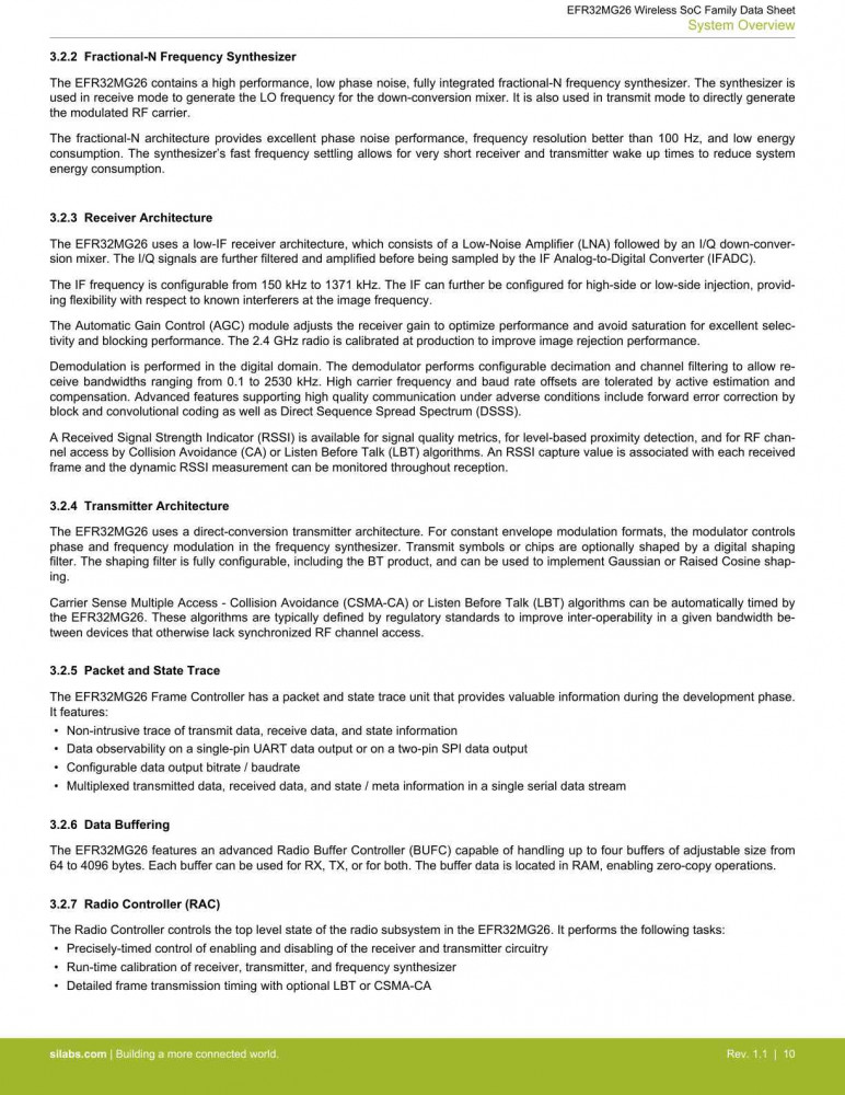 Datasheet page image 10