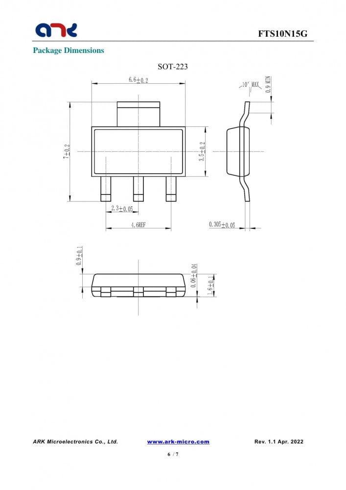 FTS10N15G datasheet page 6