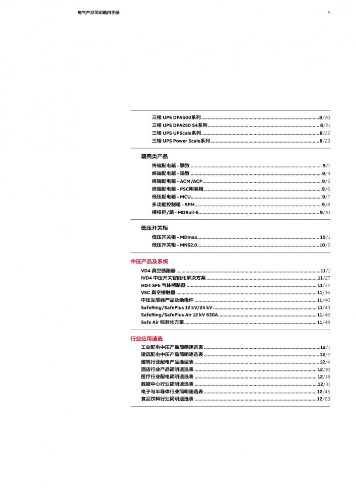 ABB catalogue page 5