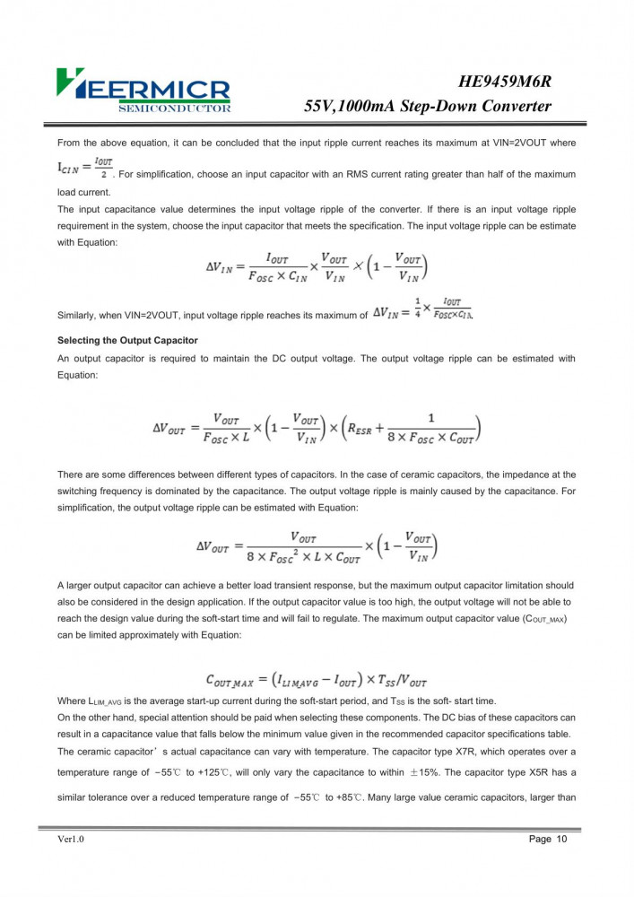 HE9459M6R datasheet page 10