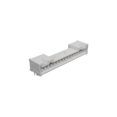 1.25mm Pitch, Micro-Lock Plus PCB Header, Single Row, Right-Angle, Through Hole, Tin-Bismuth Plating, Positive Lock, 16 Circuits, Natural (White) for sale