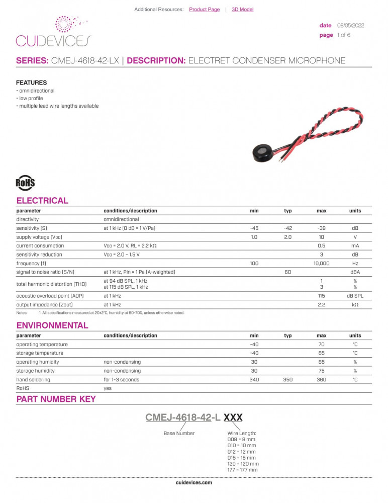 CMEJ-4618-42-L120 datasheet page 1