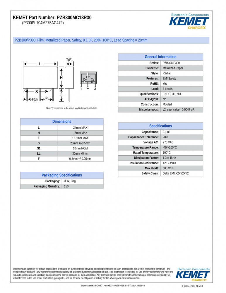 PZB300MC13R30 technical document page