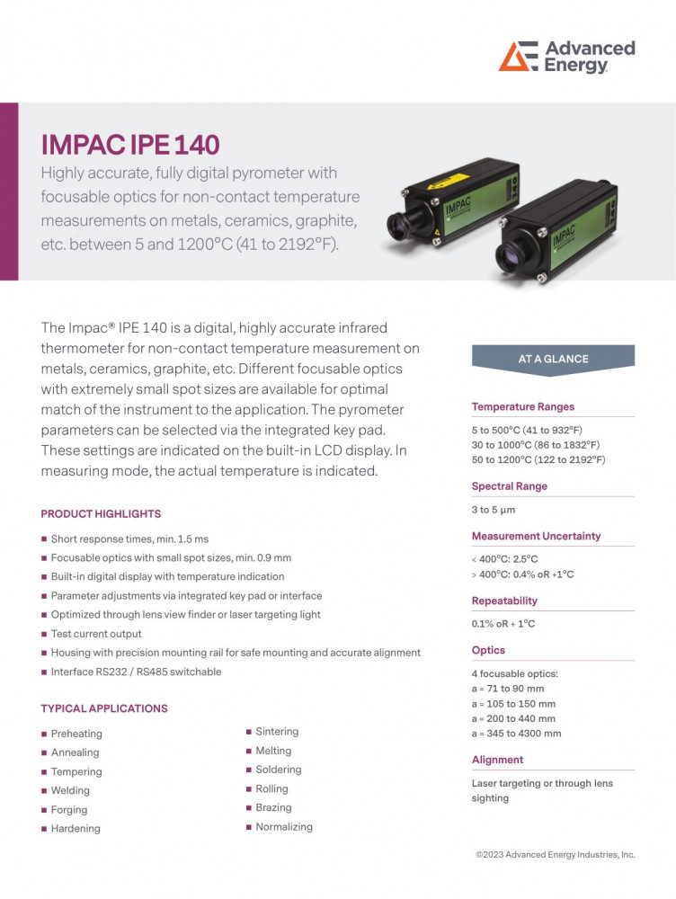 IMPAC IPE 140 document page 1