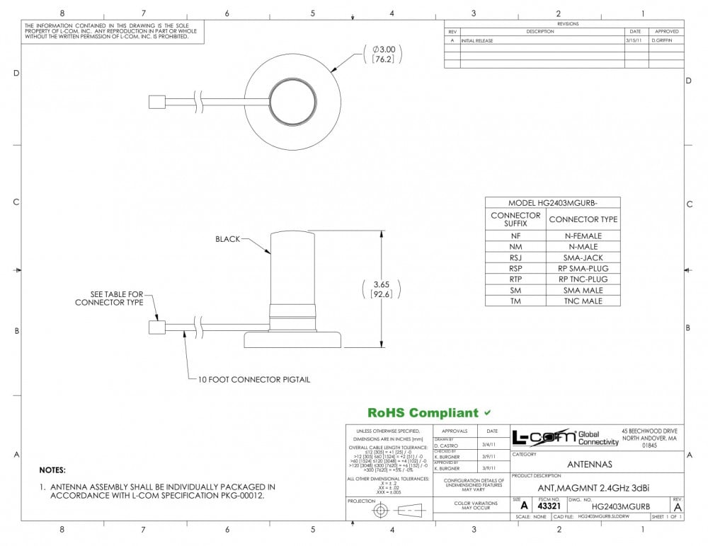 HG2403MGURB-RSP technical document preview