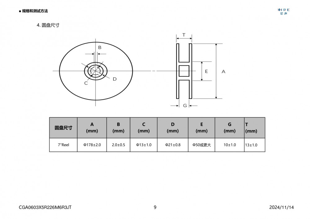 HRE datasheet page 9