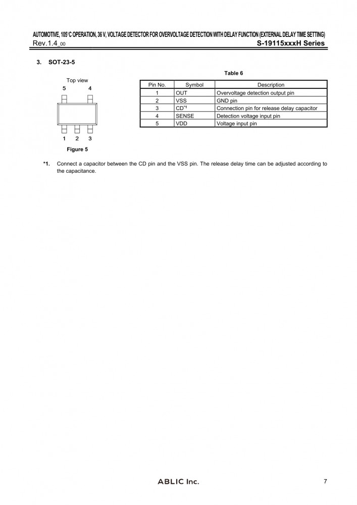 S-19115 series datasheet page 7