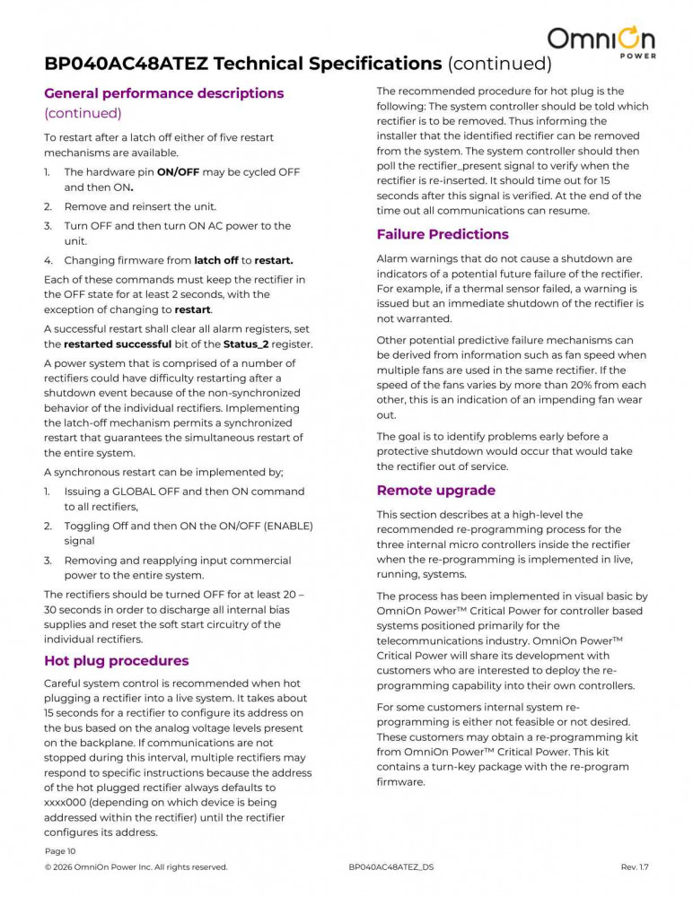 BP040 technical document page 10