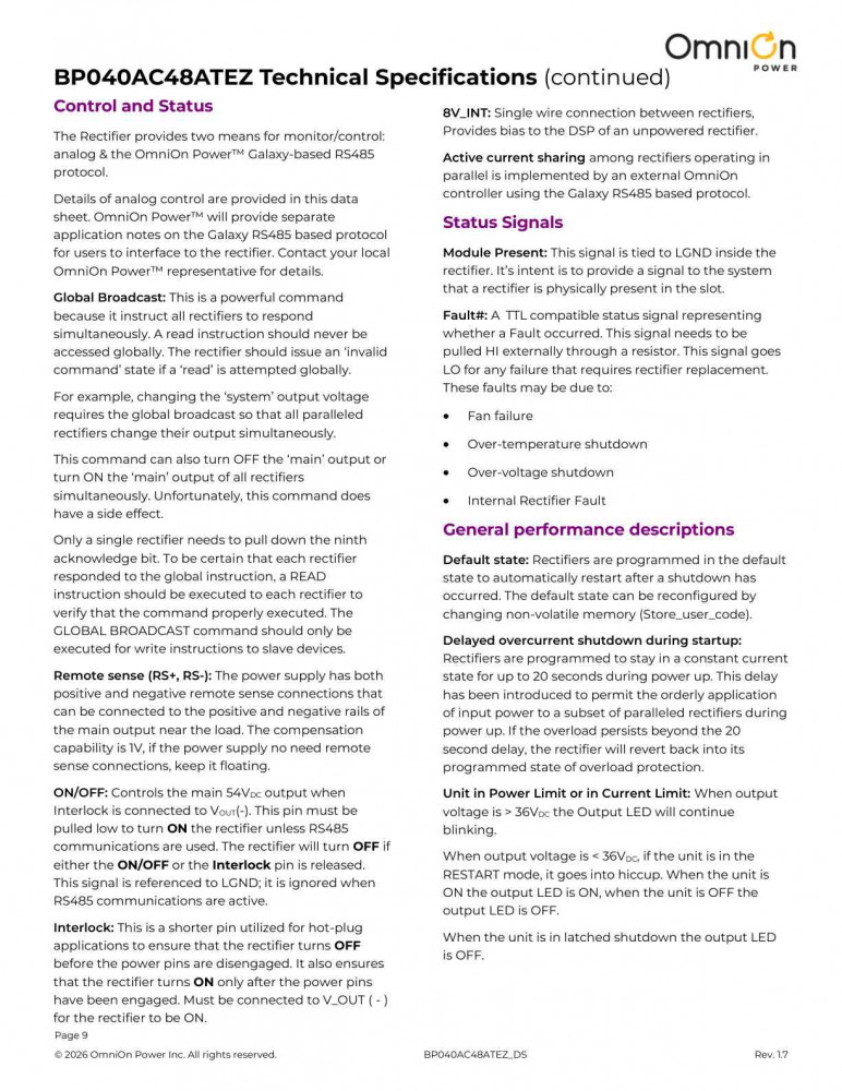 BP040 technical document page 9
