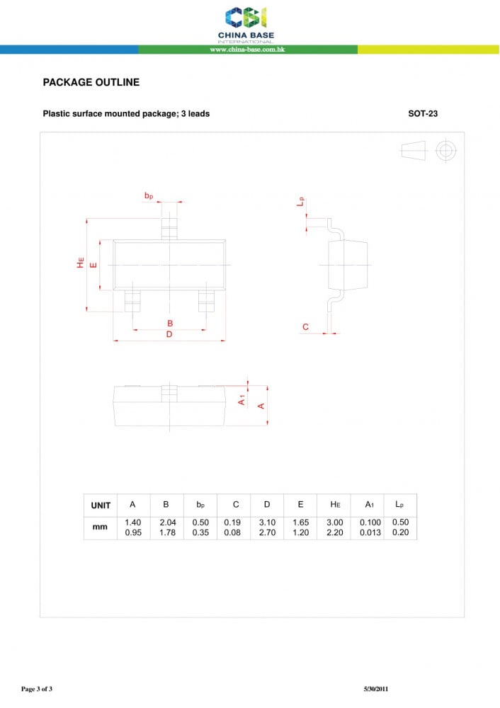 CBI SS8050 datasheet page 3