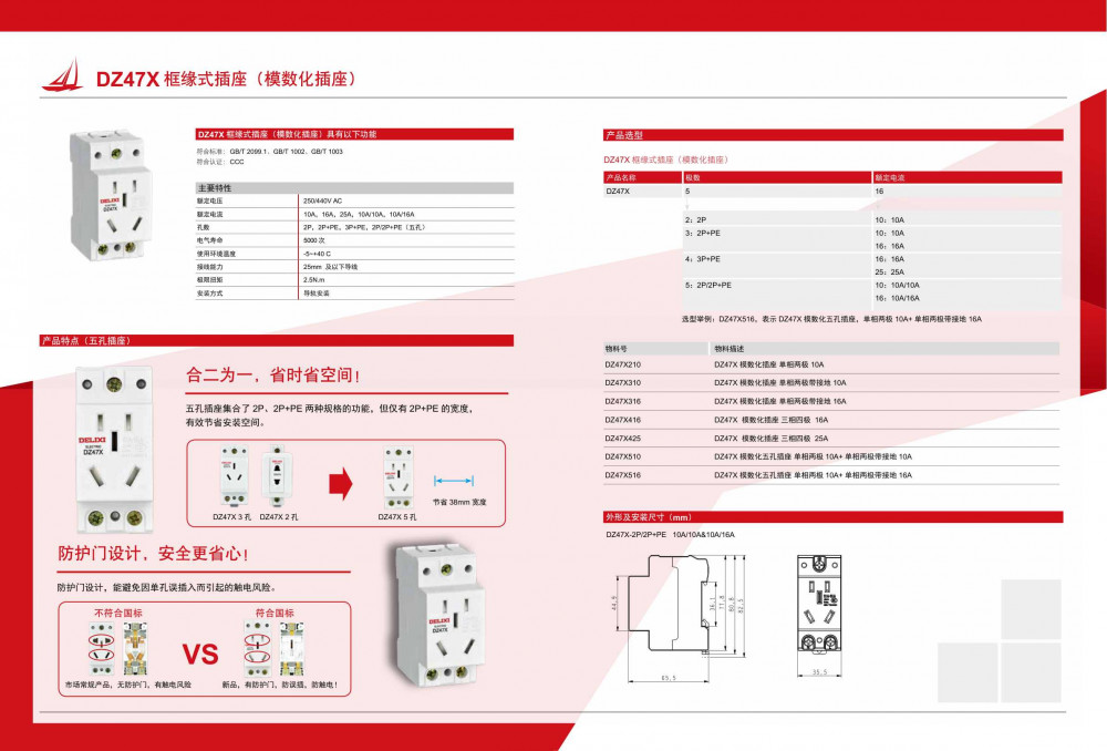 DZ47X product documentation page 2