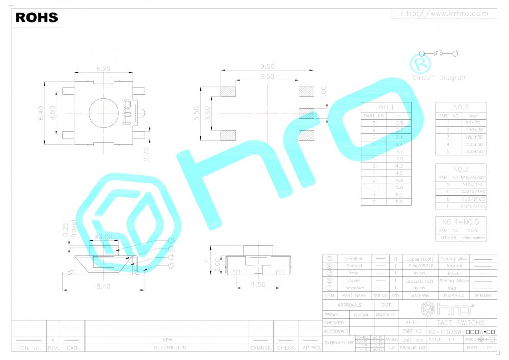 K2-1157SW-C3SW-04 technical drawing page