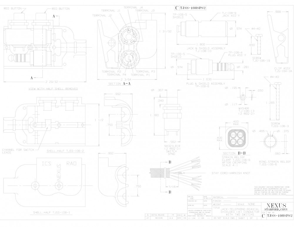 TJSS-108SPS2 technical document page