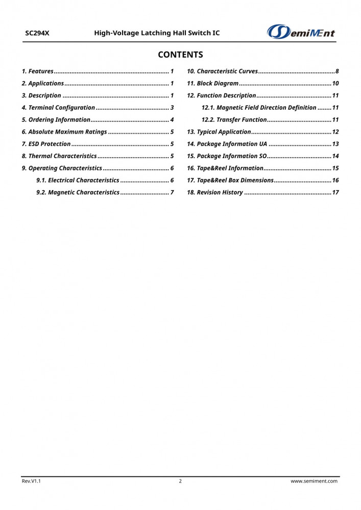 SC2943 datasheet page 2