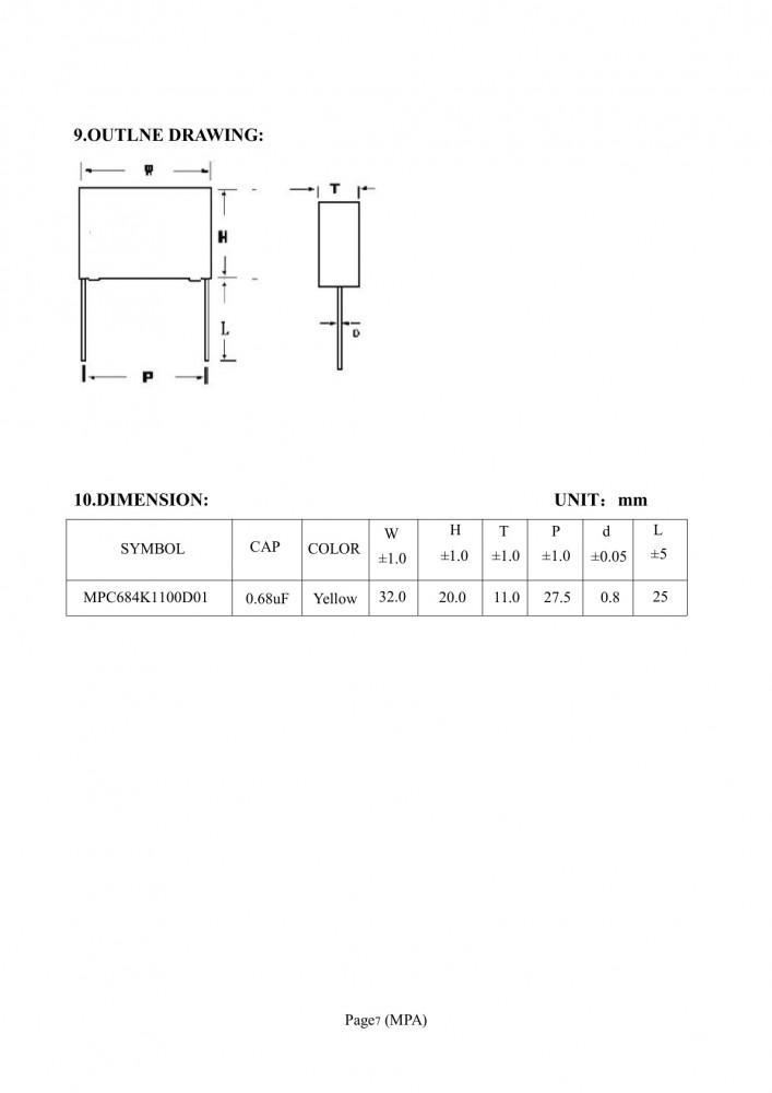 MPC684K1100D01 specification page 7