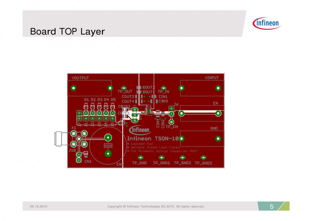 TLS205B0LDV evaluation board guide page 5