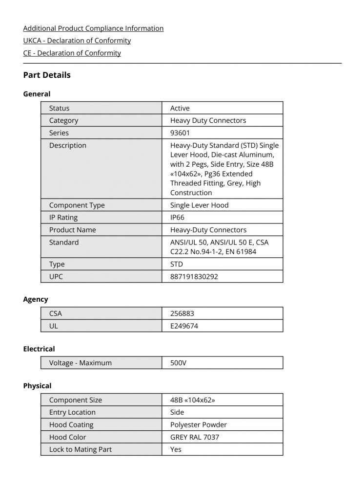 MOLEX 936014537 technical document page 2