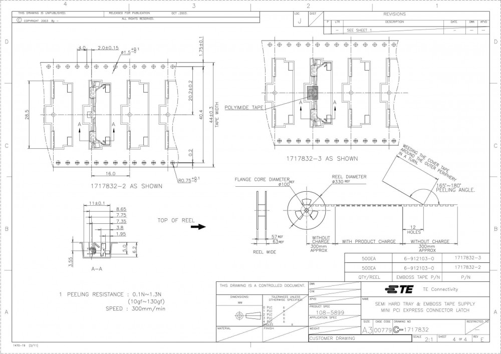 TE Connectivity 1717832-2 technical drawing page 4