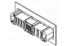 2.00mm, 5.50mm Pitch EXTreme Ten60Power Vertical Receptacle Assembly with Guide Receivers, 25 Signal Circuits, 4 DC Power Circuits