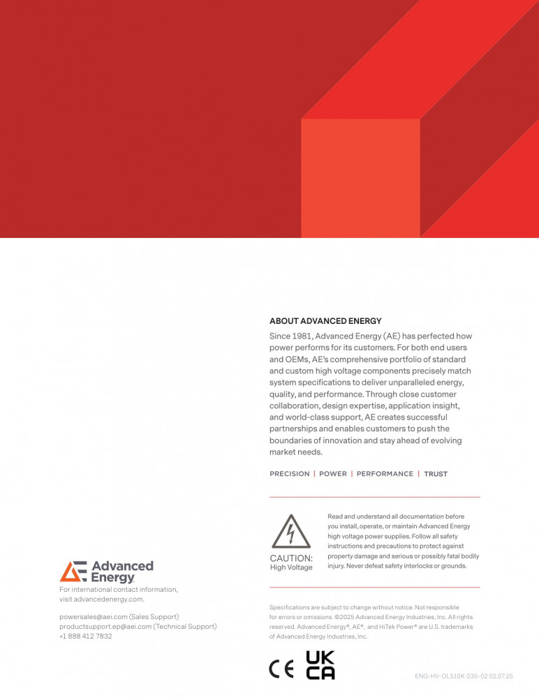 OLS10K series datasheet page 6