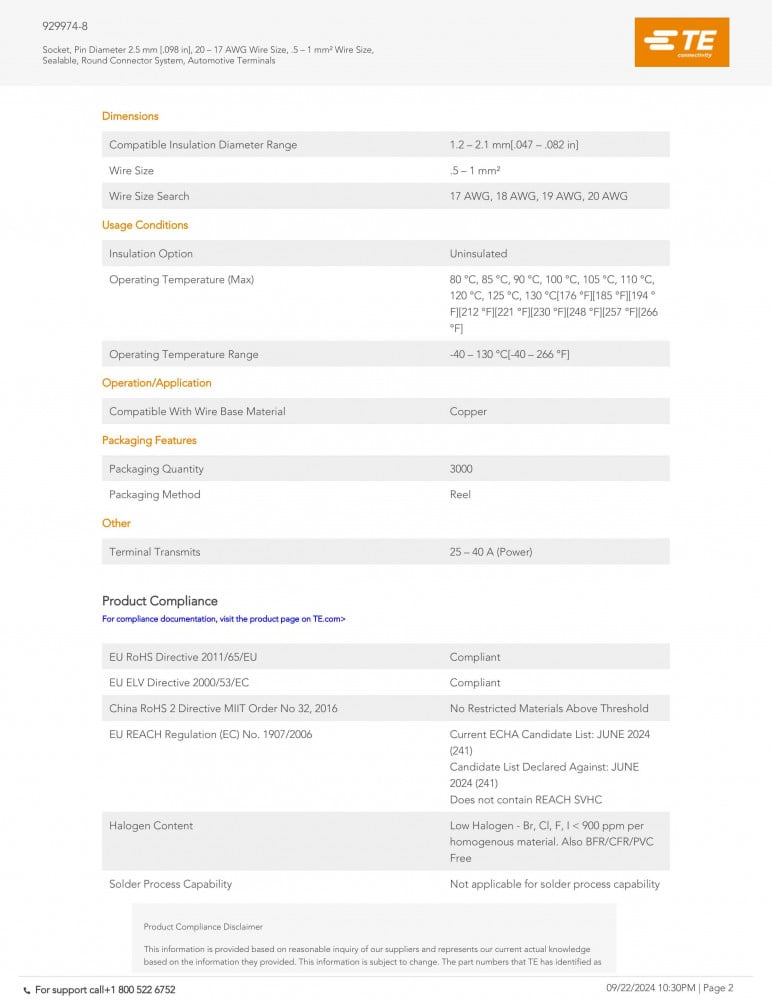 929974-8 technical document page 2