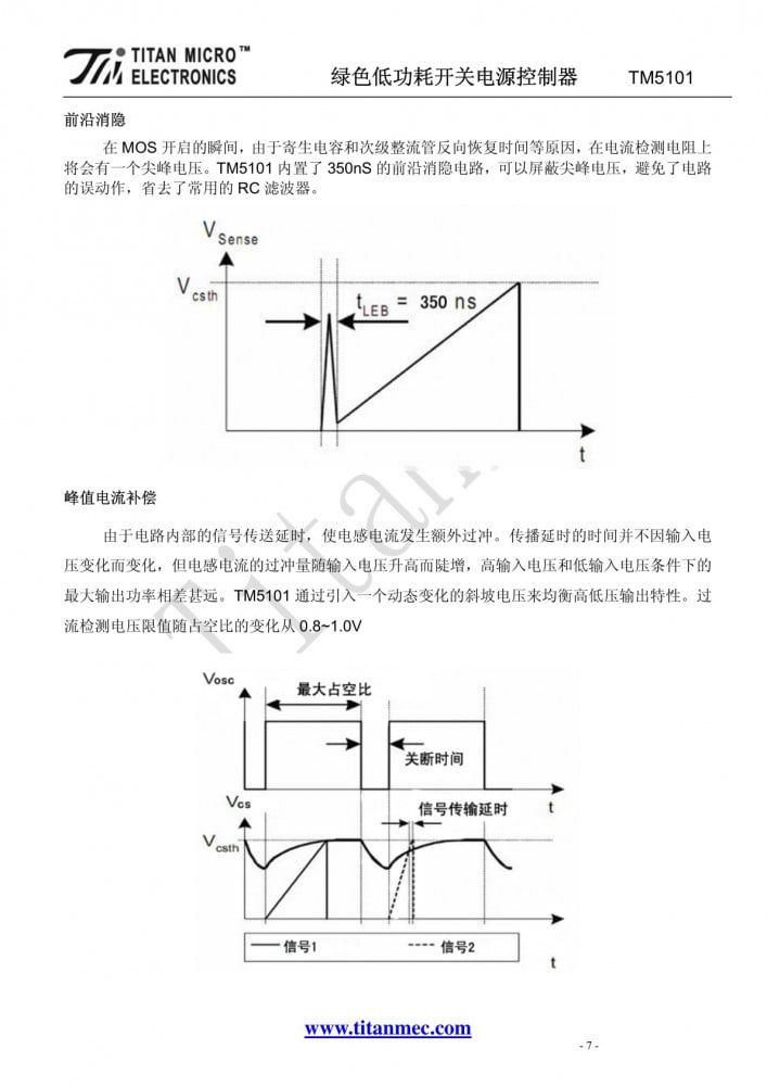 TM5101 datasheet page 7