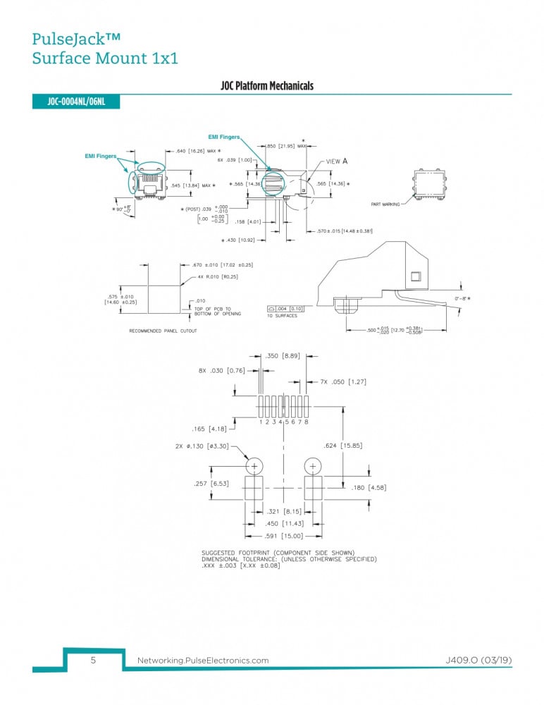 PULSE J3011G21DNLT datasheet page 5