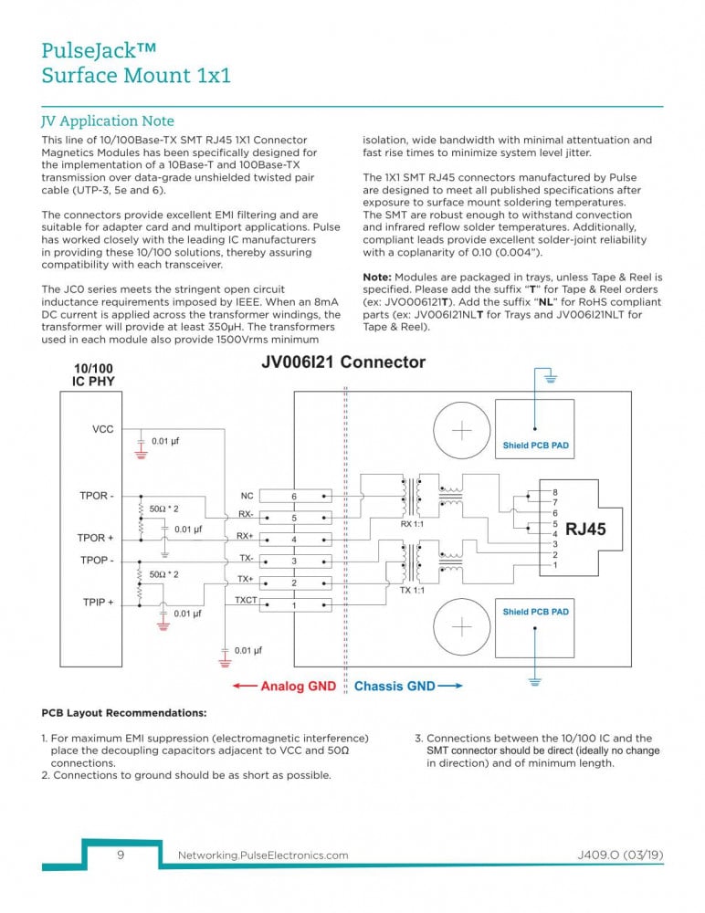 PULSE J3011G21DNLT datasheet page 9
