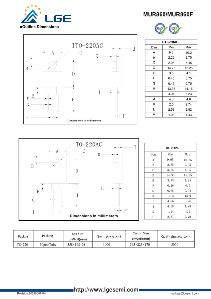 MUR860 datasheet page 4