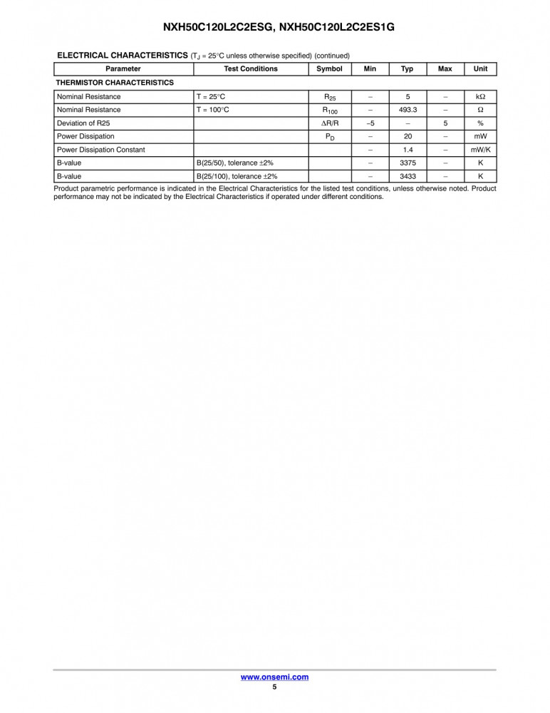 NXH50C120L2C2ESG datasheet page 5