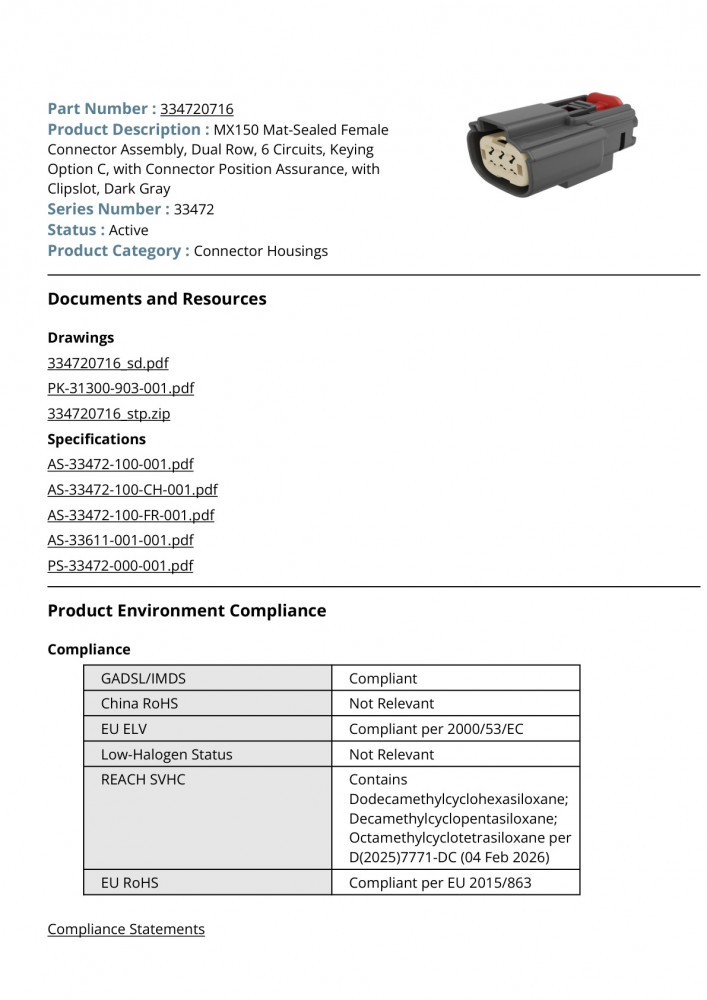 Product document preview, page 1