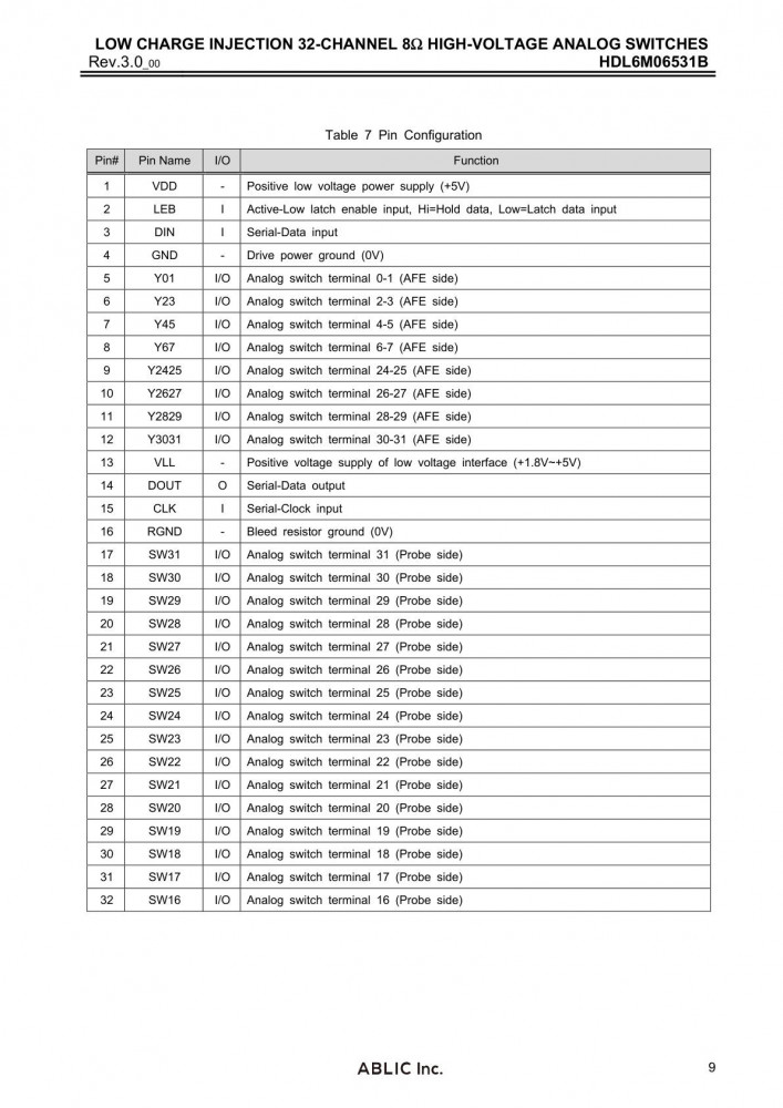 HDL6M06531B datasheet page 9