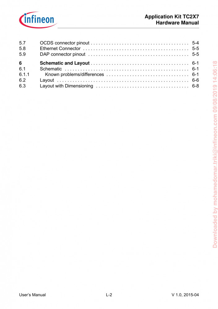 TC2X7 hardware manual page 6