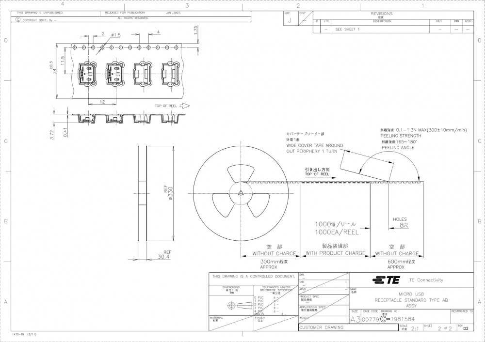 TE Connectivity 1981584-1 technical document page 2